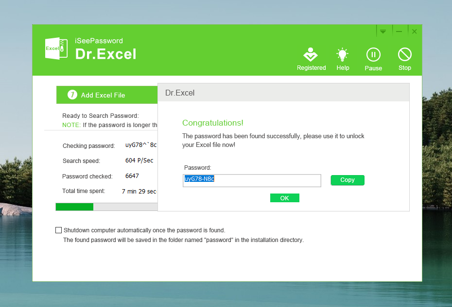 User Guide: How to Use Dr.Excel to Recover Excel Password